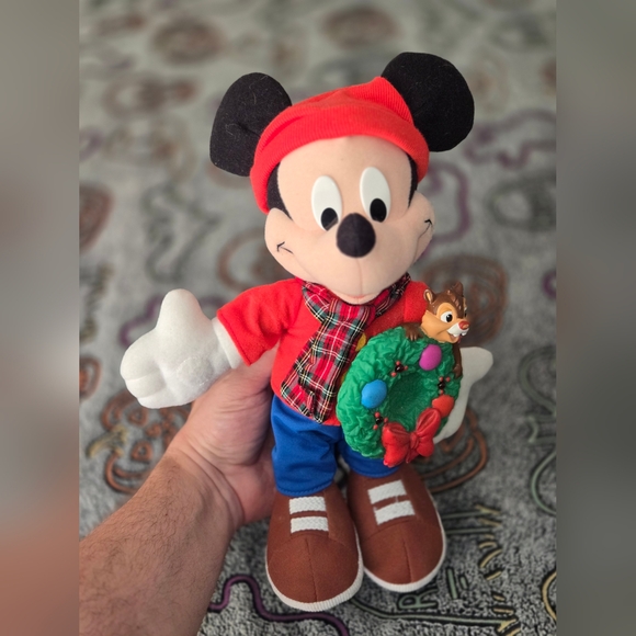 Disney | Toys | Disney Mickey Mouse Holiday Friend Plush Lights Sounds ...